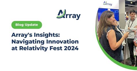 relativity on linkedin array s insights navigating innovation at