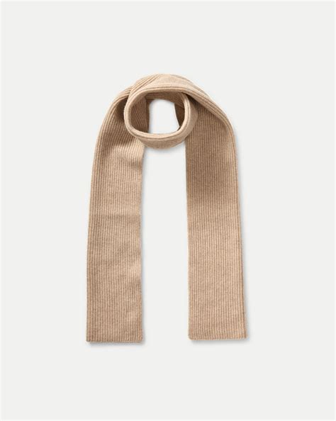 Cashmere Scarf In Oatmeal Veronica Beard
