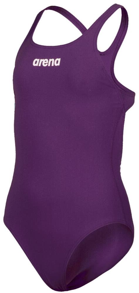 Arena Team Badeanzug Mädchen Swim Pro Einfarbig 004762 Plumwhite Ab