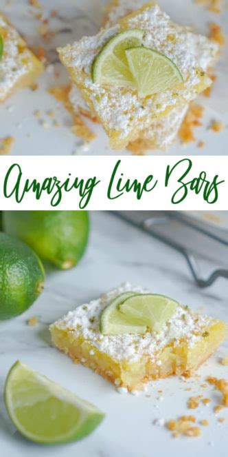 Lime Bars Recipe! - LemonPeony