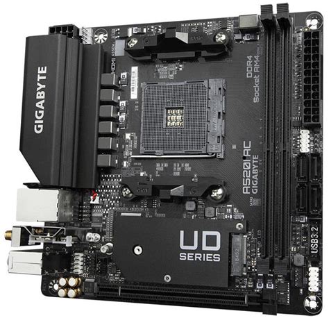 Gigabyte A520i Ac Am4 Mini Itx Motherboard F 1tech Computers