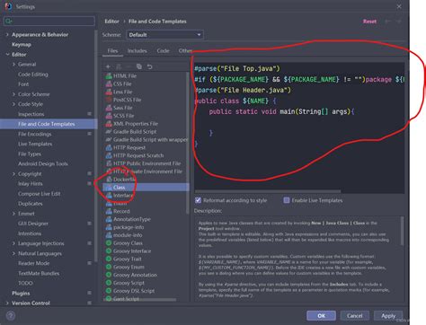 Idea开发工具 Java类模板的注册设置idea设置java模板 Csdn博客