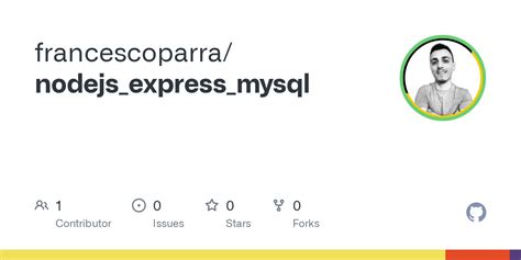 GitHub Francescoparra Nodejs Express Mysql
