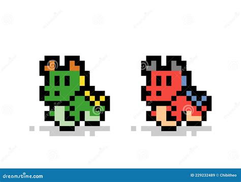 Pixel Art Dragon Eye Royalty Free Stock Photography CartoonDealer