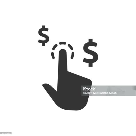每次點擊付費圖示向量圖形及更多互聯網圖片 互聯網 付錢 商務 Istock