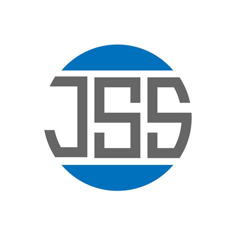 Dise O De Logotipo De Letra Jss Sobre Fondo Blanco Concepto De