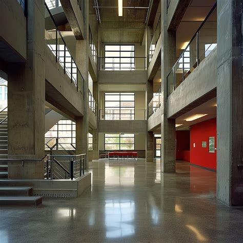 Premium Photo Interior Of A University