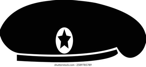 Military Beret Icon Set Berets Army Vector De Stock Libre De Regalías