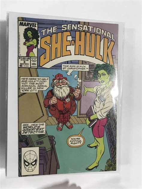 The Sensational She Hulk 8 1989 She Hulk Fn3b221 Fine Fn 60 Comic
