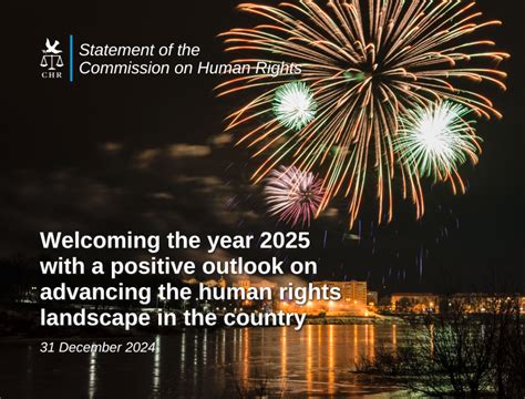 Statement Of The Commission On Human Rights Welcoming The Year 2025