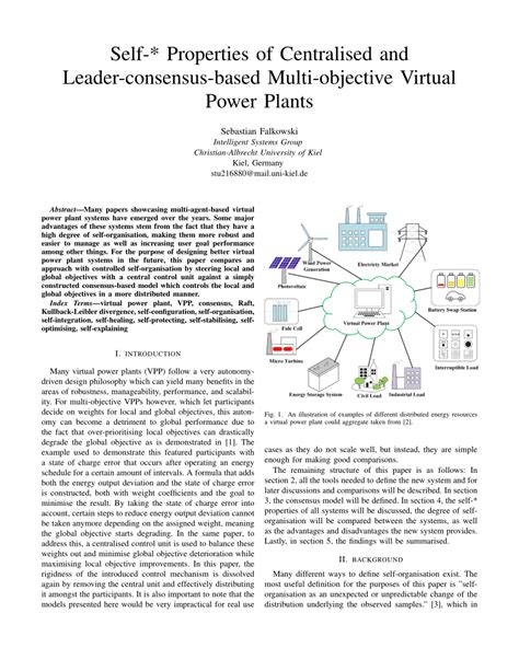 PDF Self Properties Of Centralised And Leader Consensus Based Multi