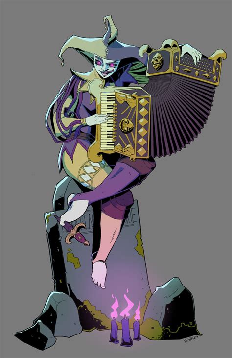 Oc Lena Blackentongue An Undead Jester From My Campaign R