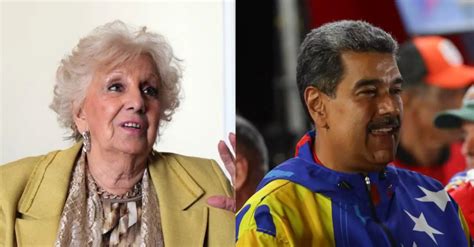 Estela De Carlotto Criticó La Reelección De Nicolás Maduro Y Defiende