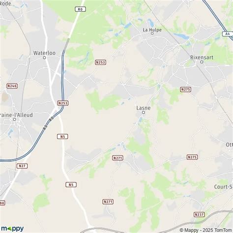 Plan Lasne Carte De Lasne 1380 Et Infos Pratiques