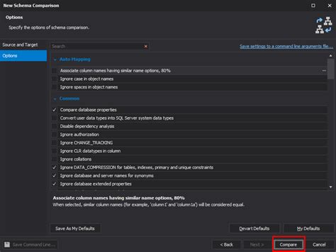 Compare Database Schemas In Ssms