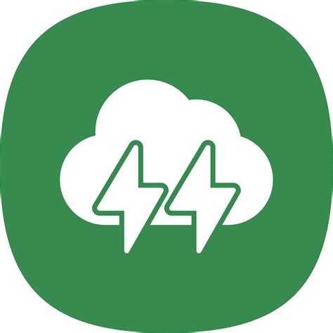 Lightening Glyph Curve Icon Design 43818445 Vector Art At Vecteezy