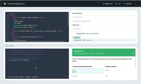 Query Inputoutput Non Functional · Issue 314 · Testing Librarytesting Playground · Github