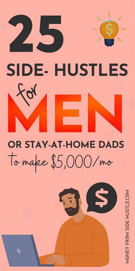 25 Side Hustle For Men Or Stay At Home Dads To Make 5000mo In 2025