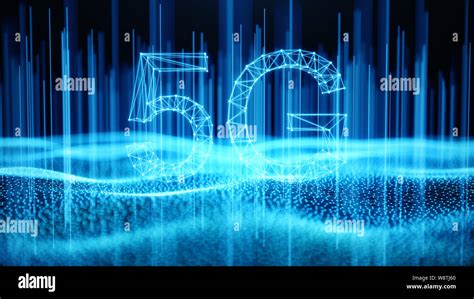 5G Wireless High Speed Mobile Internet Technology Concept High Speed