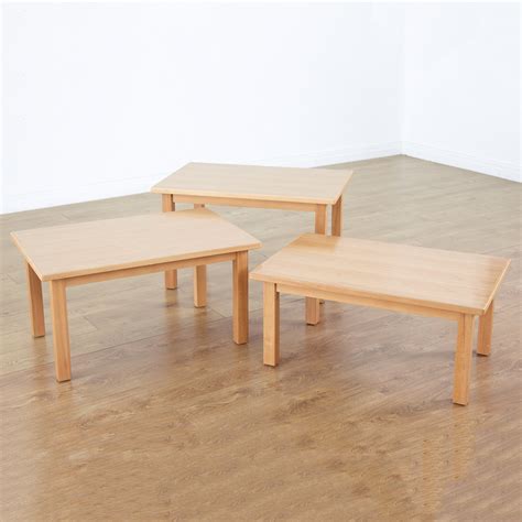 Beech Veneer Rectangular Table L1200mm And Chairs Seating Tts