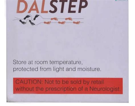 Dalstep Dalfampridine Tablet Non Prescription Treatment Multiple