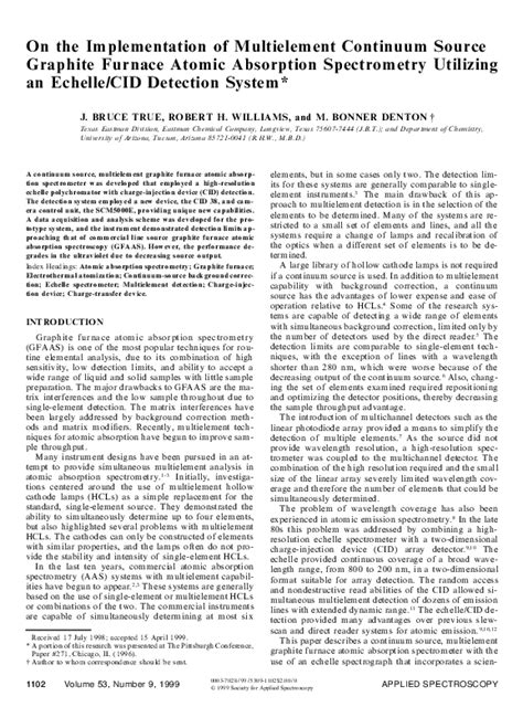 Pdf Simultaneous Determination Of Trace Elements Using Multi Element