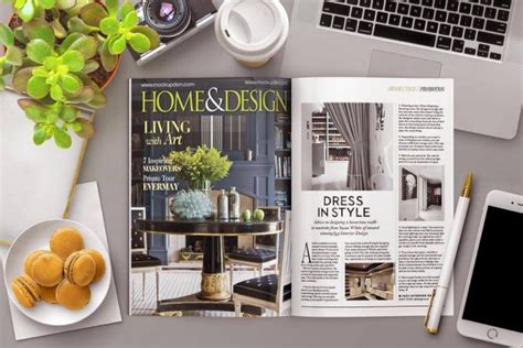 Open Magazine Mockup Free PSD Template FreeMockup Net