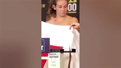Miesha Tate Nip Slip At Weigh In Youtube