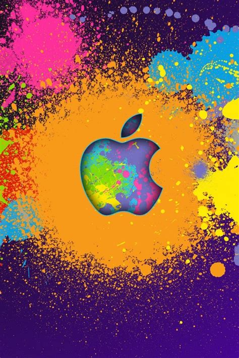 Apple Splatters Iphone 4s Wallpapers Free Download