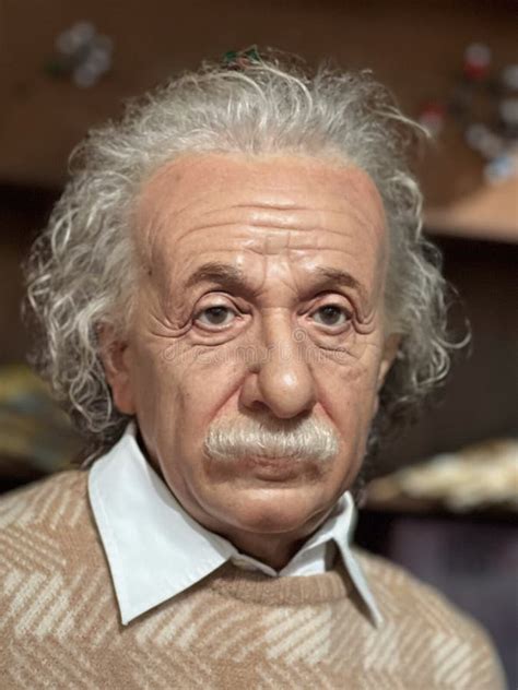 Waxwork Of Albert Einstein In Madame Tussauds Wax Museum Editorial Stock Image Image Of People