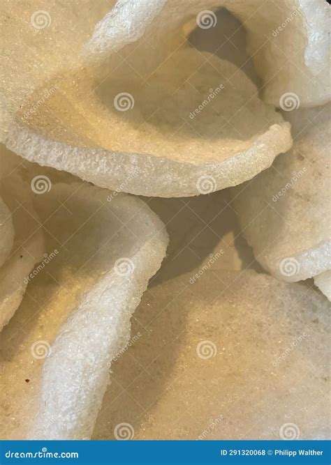 Kerupuk Udang Or Prawn Crackers Stock Photo Image Of Chip Bowl