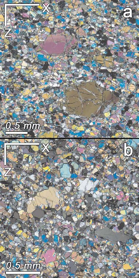Photomicrographs Of The Recrystallized Matrix In The Sklené Peridotite