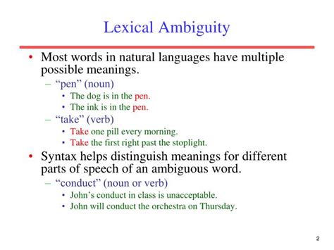 Ppt Cs 388 Natural Language Processing Word Sense Disambiguation