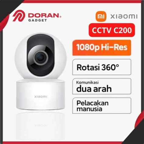 Jual Xiaomi Mi Cctv C200 Smart Camera Wi Fi Ip Cam 1080p 360â° Night Vision C300 Adapter Di