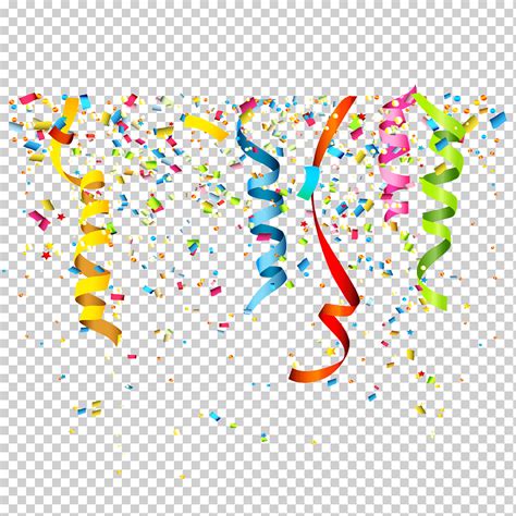 Cumpleaños de confeti de fiesta serpentinas de confeti ilustración de