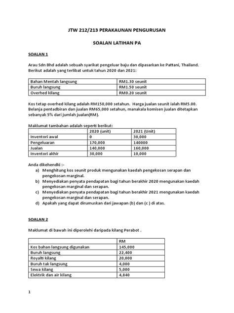 Jtw 212 Latihan Pa Pdf