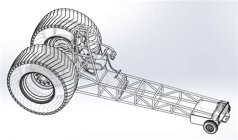 Tractor Pulling Chassis Tractor Pull Team Hopes New Design Will