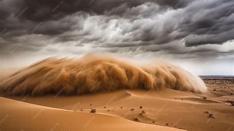 Premium Photo The Power Of Nature In Stunning Desert Sandstorm Sand