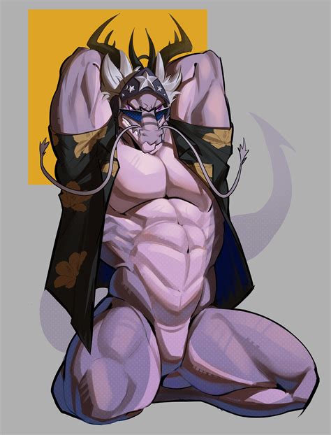 Rule 34 Abs Anthro Arms Up Athletic Male Dragon Glasses Male Focus