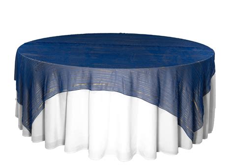 Organza Overlay Carnival” Blue Gold Chaircovers Over All