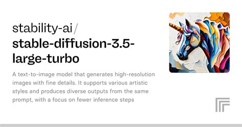Stability Ai Stable Diffusion 3 5 Large Turbo Run With An API On Replicate
