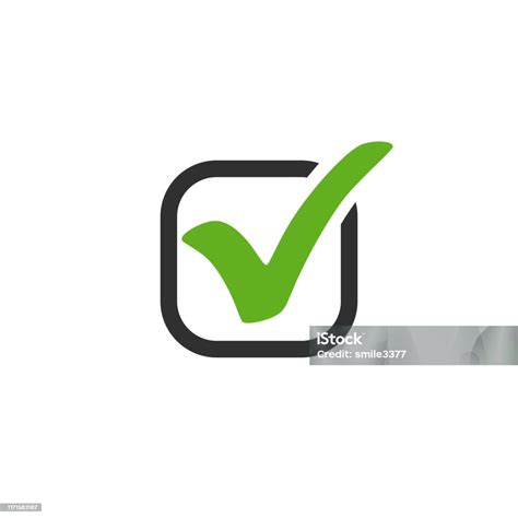 Vetores De Ícone Do Vetor Da Marca De Verificação Marca De Verificação