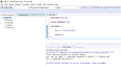 eclipse cdt for windows 10