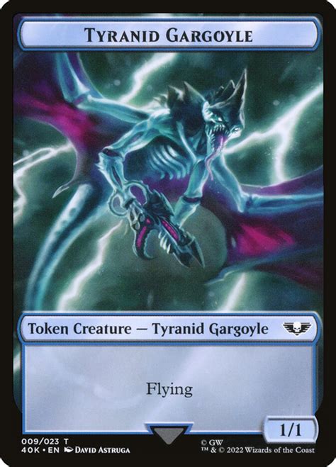 Tyranid Gargoyle Token Magic The Gathering Mtg Cards