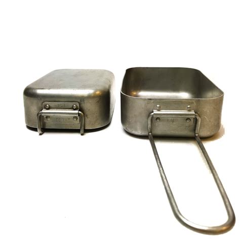Original Dutch Army Aluminum Mess Tins Mess Kit Cooker Etsy