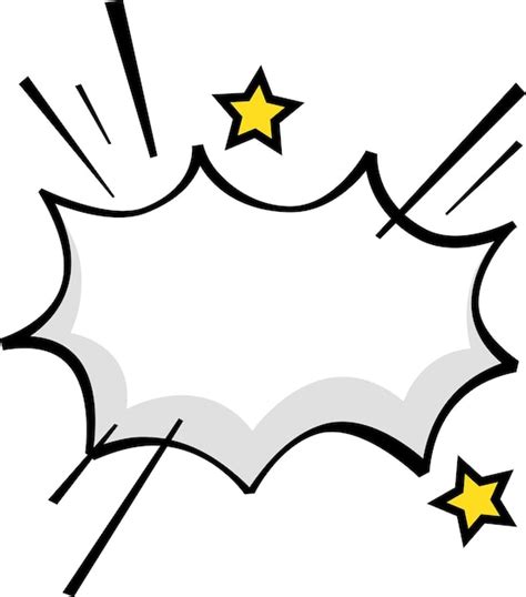 Premium Vector Pow Cartoon Comic Bubble