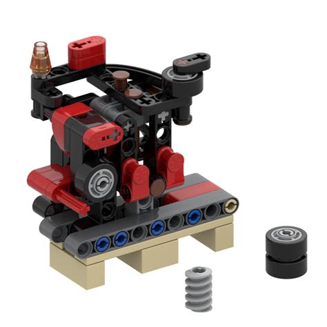 Lego Moc Small 2 Cylinder Engine By Klemmbau Rebrickable Build With