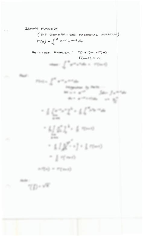 Solution Gamma Function Differential Equation Studypool