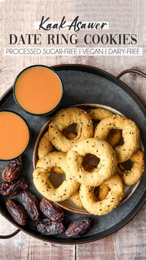 Palestinian Date Ring Cookies Kaak Asawer