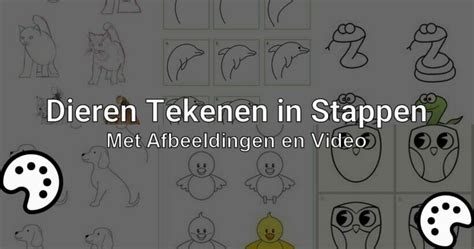 Natekenen Dieren Met Afbeeldingen En Video Tekenennu